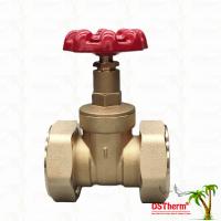 China Brass Union Gate Valve With Red Cast Iron Handle High-Flow 1/2