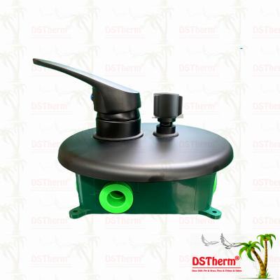 China Customized PPR Mixer Shower Valve Five Ways Water Square Cover Valve for sale