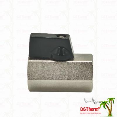 China Nickel Plated Mini Ball Valve For Plumbing System 1/2'' Corrosion Resistance Space Efficiency for sale