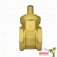 China Brass Lock Gate Valve For Plumbing System Corrosion Resistance Customized Size for sale