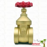 China Brass Gate Valve With Red Handle 2 1/2