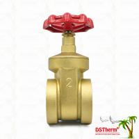 China Brass Gate Valve With Red Handle 2