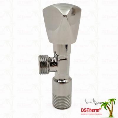 China Chrome Plated Angle Valve Quality-Assured Traditional Design Kitchen Bathroom Angle Valve for sale