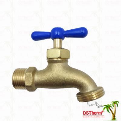 China Brass Faucet Brass Bibcock Brass Tap Valve Water Tap Customized Material 1/2