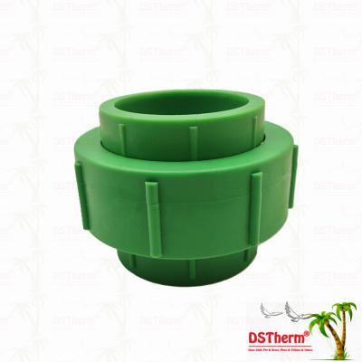 China Ppr Green Plastic Union For Piping System Customizable Chemical Resistance for sale