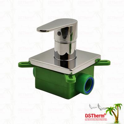 China PPR Chrome Plated 3-Way Mixer Shower Valve 20mm 25mm for sale