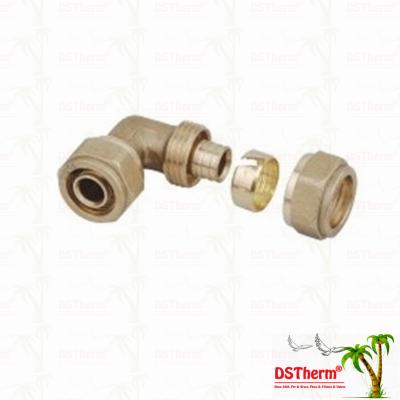 China Equal Threaded PEX Brass Fittings Female Threaded For Copper Tube for sale