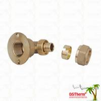 China 2' PN25 PEX Brass Fittings 105 Degrees Elbow Pex Fittings for sale