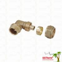 China Male Threaded Elbow Pex Brass Fittings Brass Color Customized Logo Screw Fittings Middle Weight for sale