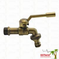 China Bronze Heavy Duty Classic Aluminum Handle Bibcocks Spigot Valve Water Tap Water Spout Faucet for sale