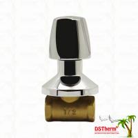 China Chrome Plated Brass Stop Valve Global Valve South American Style A 1/2