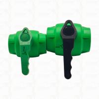 China PPR Ball Valve With Waving Handle and Brass Ball For Plumbing System 20-63MM Customizable for sale