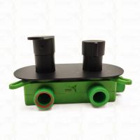 China PPR 5 Ways Black Plated Mixer Shower Valve for Temperature & Flow Control for sale