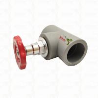 China Grey  Chrome Plated PPR Stop Valve With Brass Cartridge Global Vlave 20-110mm for sale