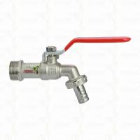 China Medium Versatile Ball Bibcocks With BEST ANTI-RUST DACROMET HANDLE Faucet Water Tap Spigot 1/2