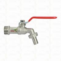 China Medium Versatile Ball Bibcocks With BEST ANTI-RUST DACROMET HANDLE Faucet Water Tap Spigot 1/2