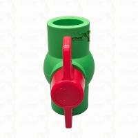 China PPR Plastic Ball Valve With Plastic Ball For Plumbing System 20-63mm Zero Leakage for sale