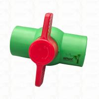 China PPR Plastic Ball Valve With Plastic Ball For Plumbing System 20-63mm Zero Leakage for sale