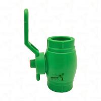 China PPRCT Ball Valve PPR Brass-Ball Valve With Iron Handle PN25 20-63mm Customizable for sale