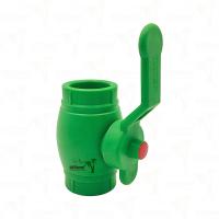 China PPRCT Ball Valve PPR Brass-Ball Valve With Iron Handle PN25 20-63mm Customizable for sale