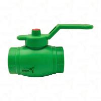 China PPRCT Ball Valve PPR Brass-Ball Valve With Iron Handle PN25 20-63mm Customizable for sale