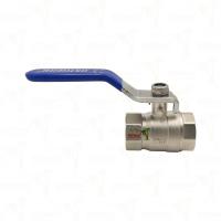 China PN25 Brass Ball Valve Chrome-Plated Ball Female x Female Full Port 1/2