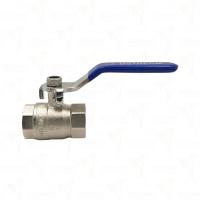 China PN25 Brass Ball Valve Chrome-Plated Ball Female x Female Full Port 1/2