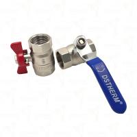 China PN25 Brass Ball Valve Chrome-Plated Ball Female x Female Full Port 1/2