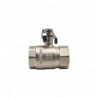 China PN25 Brass Ball Valve Chrome-Plated Ball Female x Female Full Port 1/2