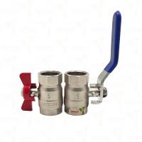 China PN25 Brass Ball Valve Chrome-Plated Ball Female x Female Full Port 1/2