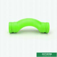China Water Supply Ppr Pipe Accessories Bypass Bend Green Color Size 20 - 32 Mm for sale