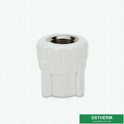 China Casting Technics White Ppr Pipe Accessories Female Threaded Coupling for sale