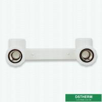 China Polypropylene White Ppr Pipe Accessories Double Long Female Threaded Elbow  DIN8077 / 8078 for sale