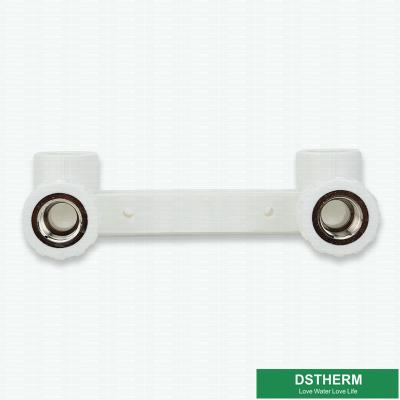 China Polypropylene White Ppr Pipe Accessories Double Long Female Threaded Elbow  DIN8077 / 8078 for sale