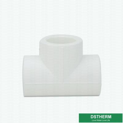 China Corrosion Resistant Ppr Pipe Accessories For Water Supply Polypropylene Equal Tee for sale