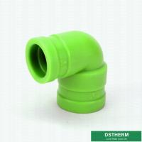 China Green Plastic Water Pipe Size 20-160mm For Industrial Liquids Transportation Equal Elbow for sale