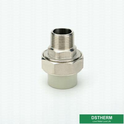 China Industrial Ppr Pipe Fittings , Liquid Transportation Male Threaded Union for sale