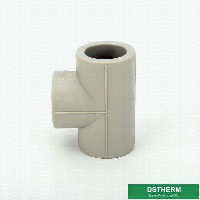 China Pn20 Round Ppr Equal Tee 20 - 160mm Smooth Surface For Water Supply System for sale