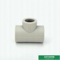 China Casting Ppr Pipe Fittings Green Color , Iso9001 2005 Approval Ppr Reducing Tee for sale