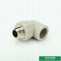 China Flexible 90° Ppr Pipe Fittings , Customized Color Male Threaded Elbow for sale