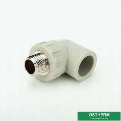 China Flexible 90° Ppr Pipe Fittings , Customized Color Male Threaded Elbow for sale