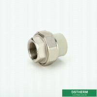 China Rainwater Utilization Systems Ppr Pipe Fittings Female Threaded Union In Grey Color for sale