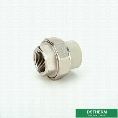 China Rainwater Utilization Systems Ppr Pipe Fittings Female Threaded Union In Grey Color for sale