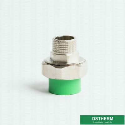 China Industrial Ppr Pipe Fittings Male Threaded Union For Liquid Transportation for sale