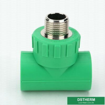 China Energy Efficient Male Threaded Tee Ce Approval With Injection Technics for sale