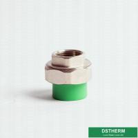 China Green Ppr Pipe Fittings Female Threaded Union For Rainwater Utilization Systems for sale