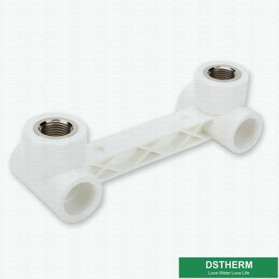 China Round Head Code PPR Pipe Fittings Double Female Tee PN20 Smooth Surface for sale