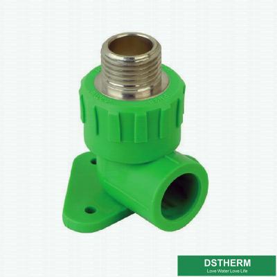 China Green Wall Plated Male Threaded Elbow Ppr Pipe Fittings for sale