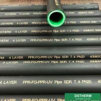 China Water Supply PPR Aluminum Pipe Sound Insulation 4m Length DIN8077 Standard for sale