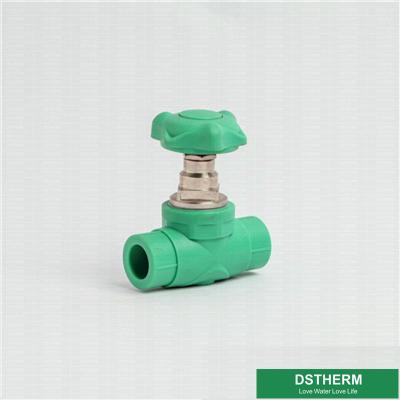 China Ppr Colorful Plastic Handle Stop Valve Size 20-110mm High Flow Valves for sale